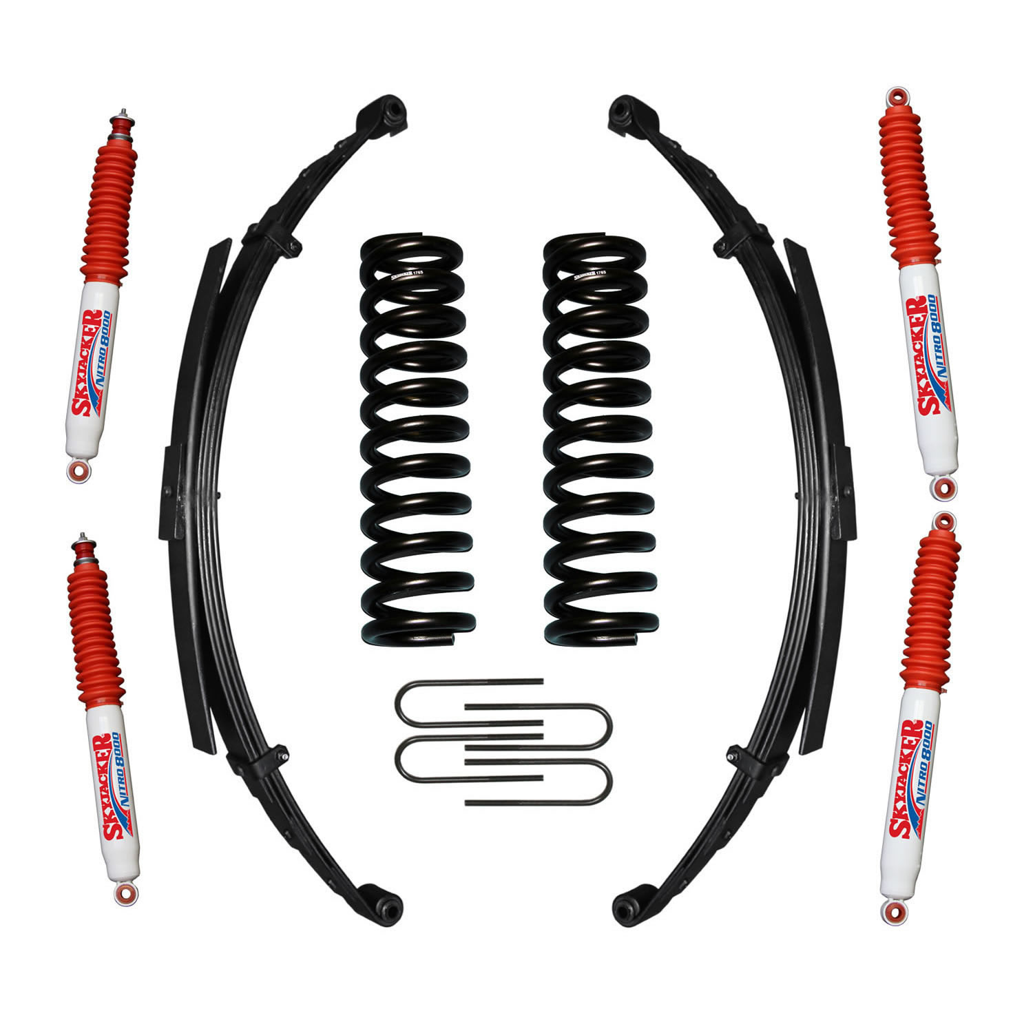 Bronco Suspension Lift Kit 75-79 Bronco w/Shock Nitro Shocks 7 Inch ...