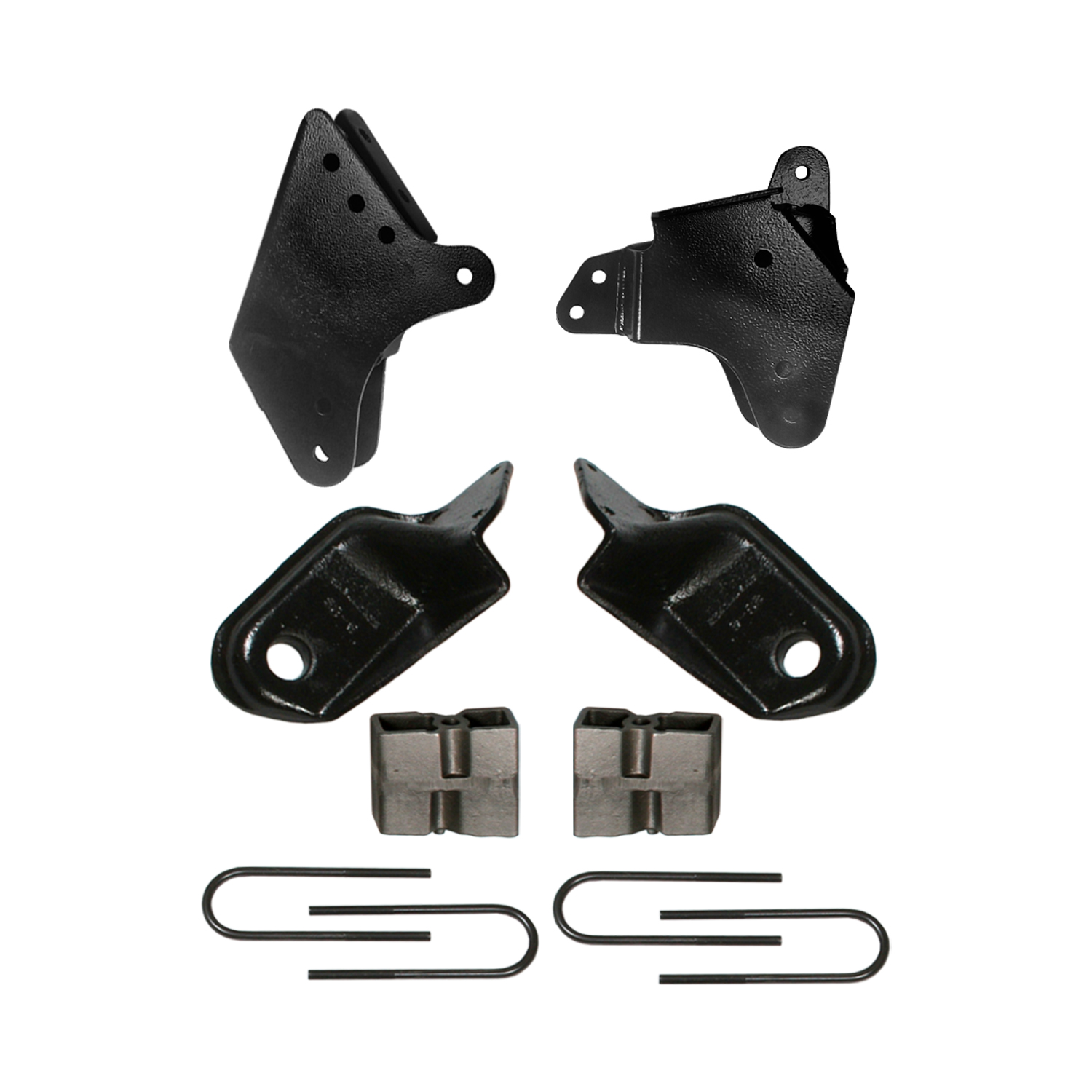 Component Box For PN 186BK 6 Inch Lift Incl. Brackets Rear U Bolt Kit ...