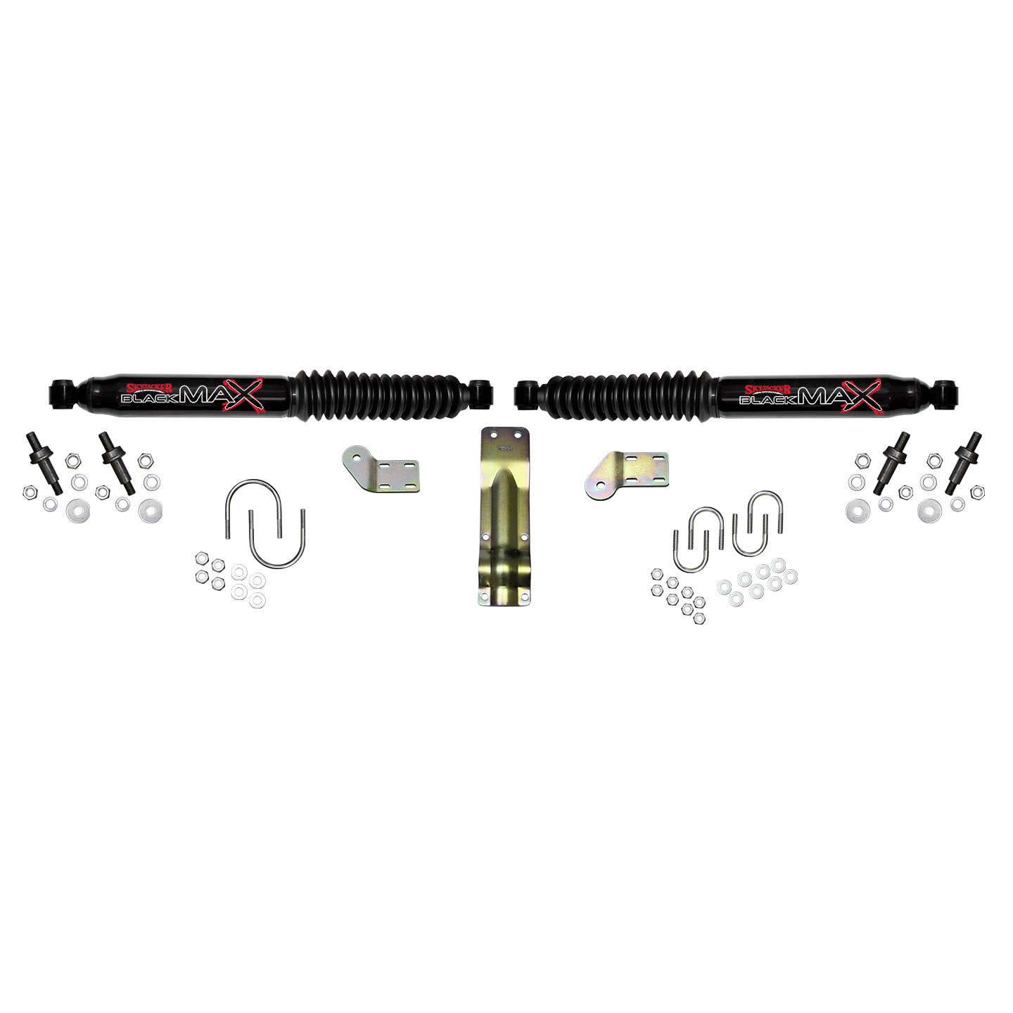 Steering Stabilizer Dual Kit Black Dual Kit For 4-8.5 Inch Lifts ...