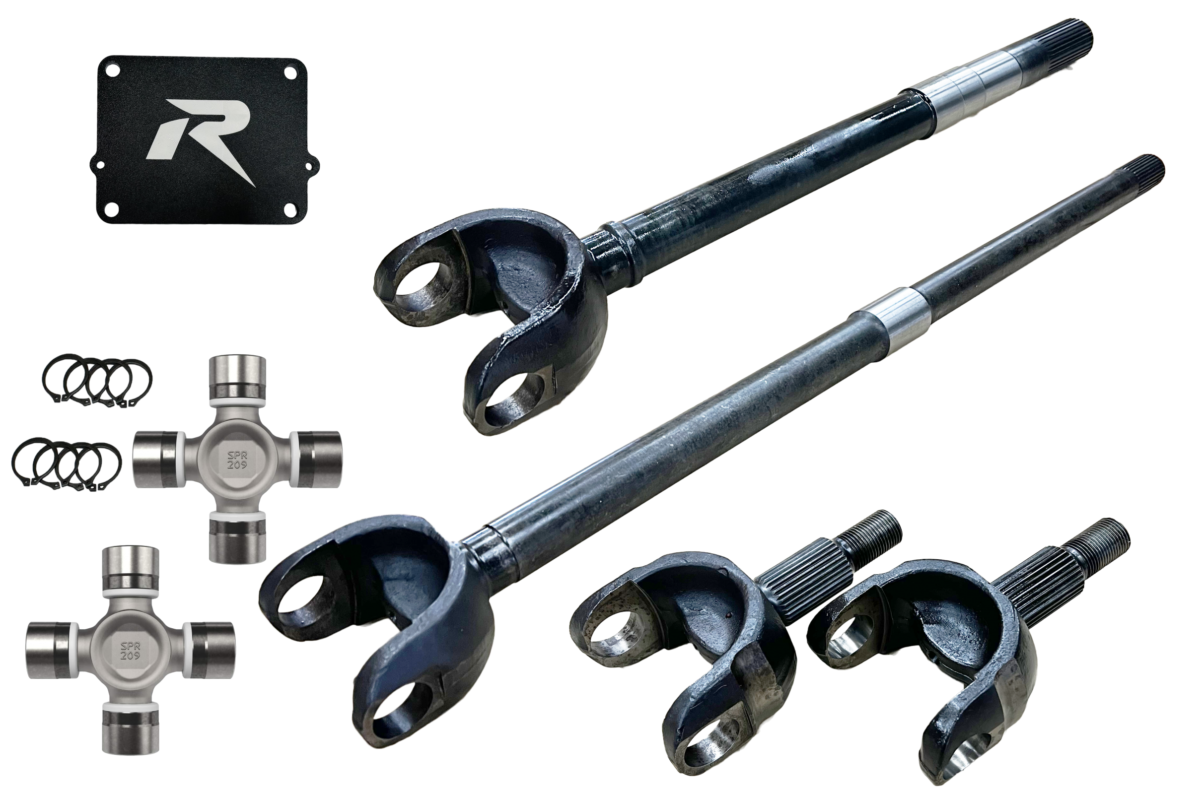 Jeep Wrangler JL and JT 1-Piece Chromoly Discovery Series Front Axle ...