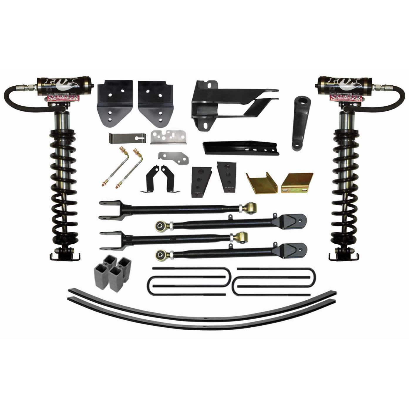 Suspension Lift Kit w/Shock 8.5 Inch Lift Class II 4-Link System Incl ...